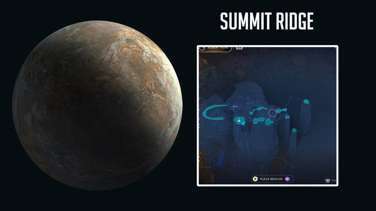 Star Wars: Jedi Survivor - Summit Ridge Map - Game Maps